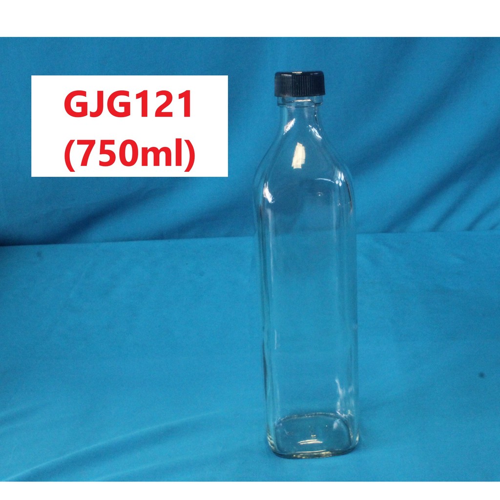 12 PCS GJG121 GLASS BOTTLE (BOTOL KACA) (750ml) | Shopee Malaysia