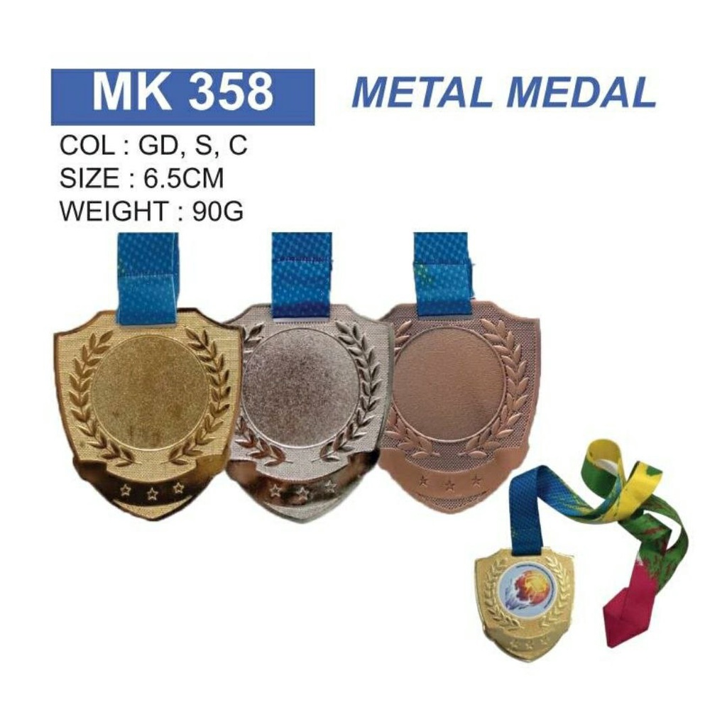 METAL MEDAL WITH RIBBON / TROPHY /SCHOOL MEDAL /Doorgift / Souvenir ...
