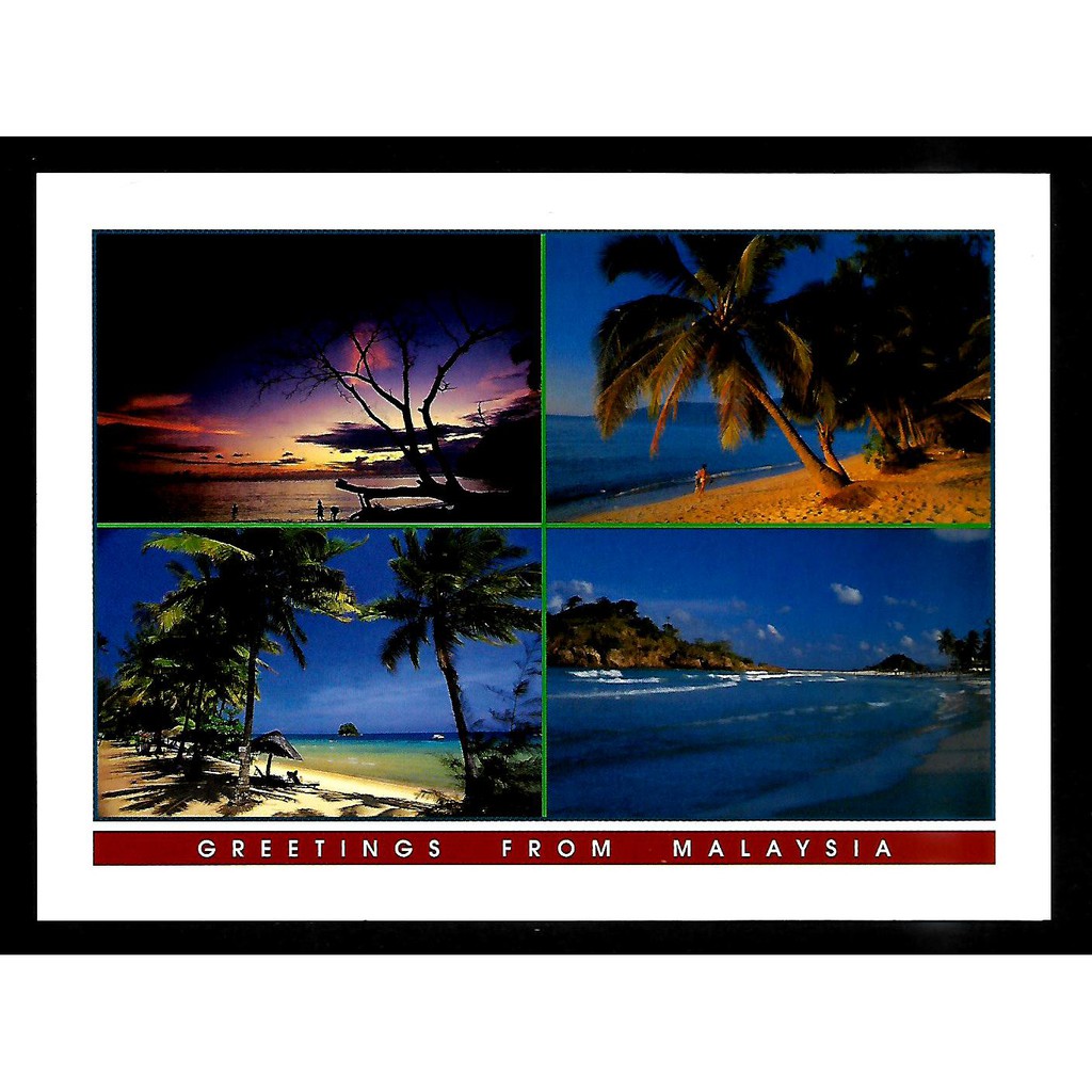 Malaysia Postcard - Exotic Beaches, Sun, Sea & Natural Beauty of ...