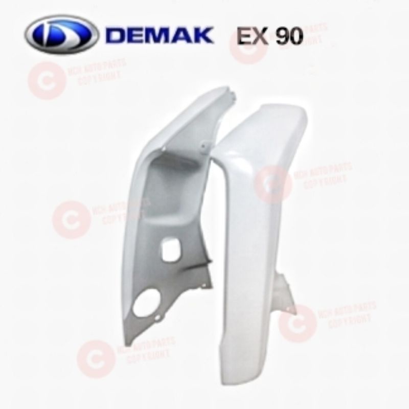 LEG SHILEDS SET (LH+RH) - DEMAK - EX 90 - OLD & NEW MODEL USEABLE ...