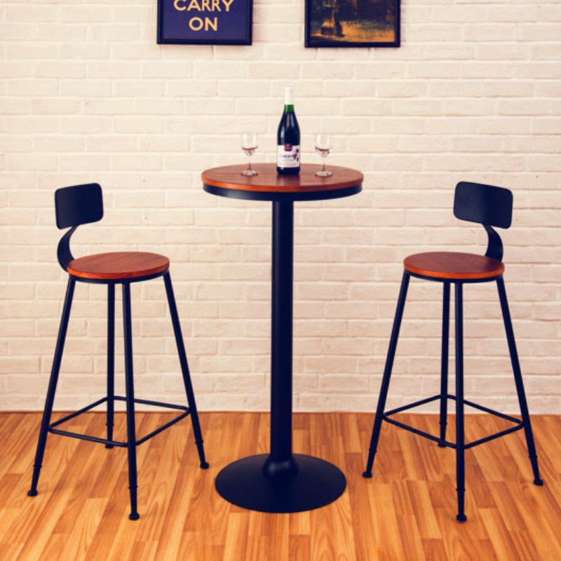 Bar chair, high chair, iron chair, front desk chair Kerusi bar, kerusi ...