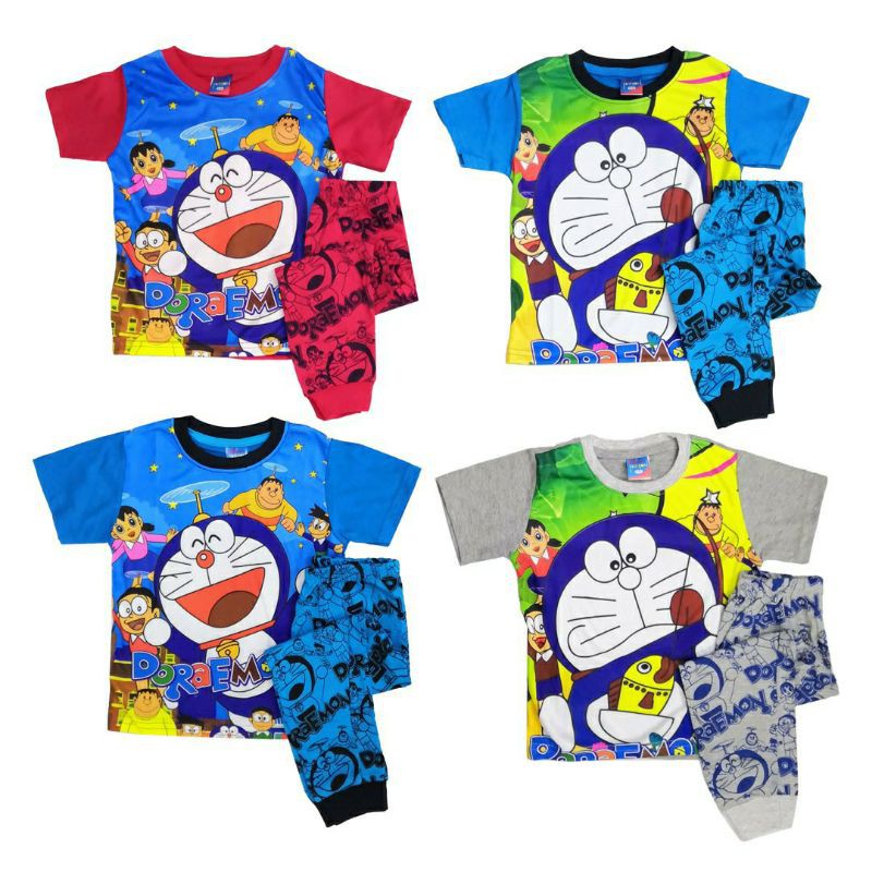 DORAEMON Kids Pyjamas (1-8y) | Shopee Malaysia