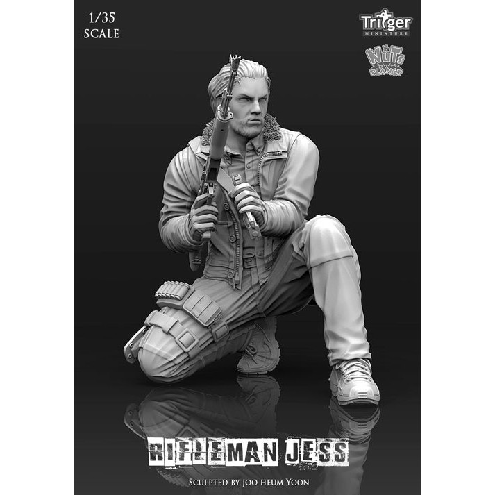 Nuts planet [T35010] Rifleman Jess 1/35 Military GK Humanoid Model ...