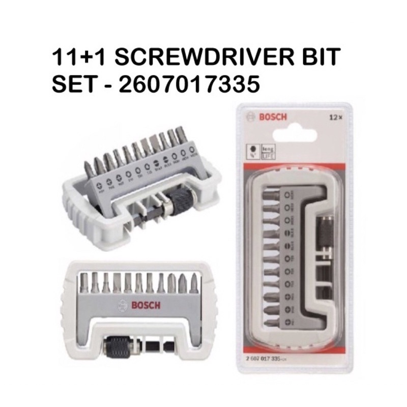 BOSCH Professional 11+1 Screwdriver Bit Set (2607017335)(Made In Taiwan ...