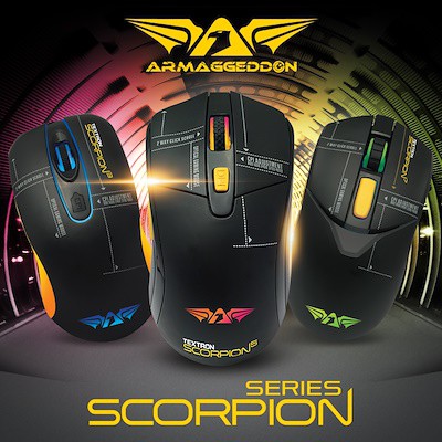 ARMAGGEDDON TEXTRON SCORPION 3 MOUSE GAMING | Shopee Malaysia
