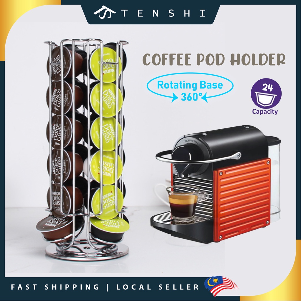 Dolce gusto starbucks coffee pod capsule holder tower 24 Pods Rotating ...