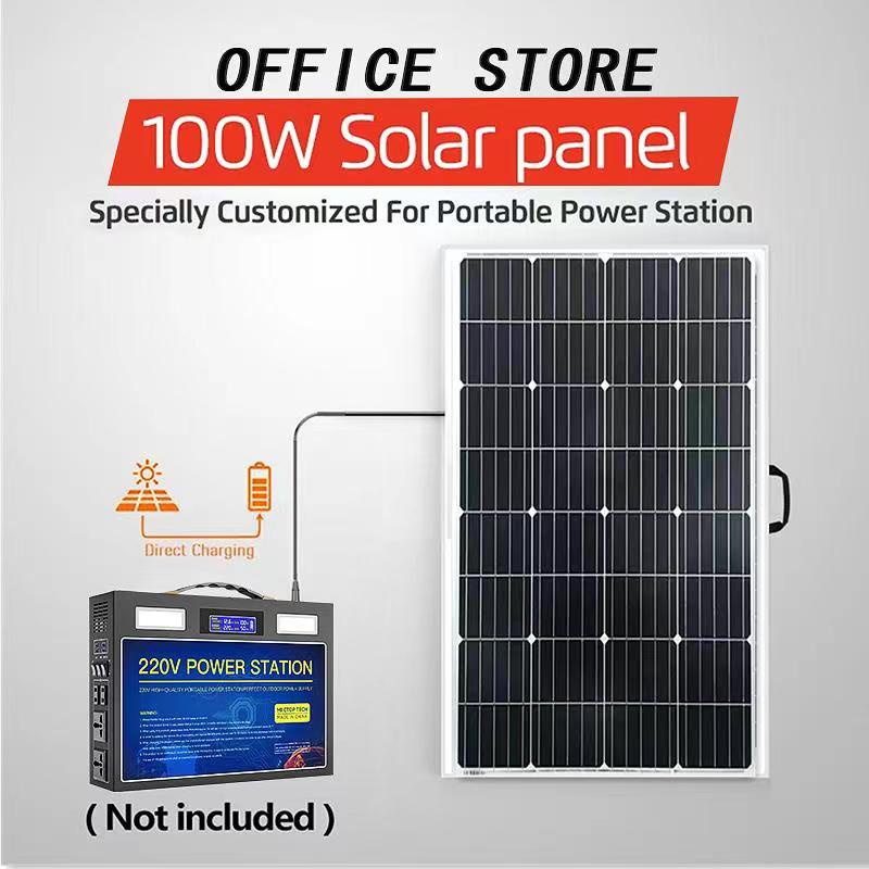 MIICTOP 100W Foldable Solar Panel Sun Power Solar Cells Charger DC ...