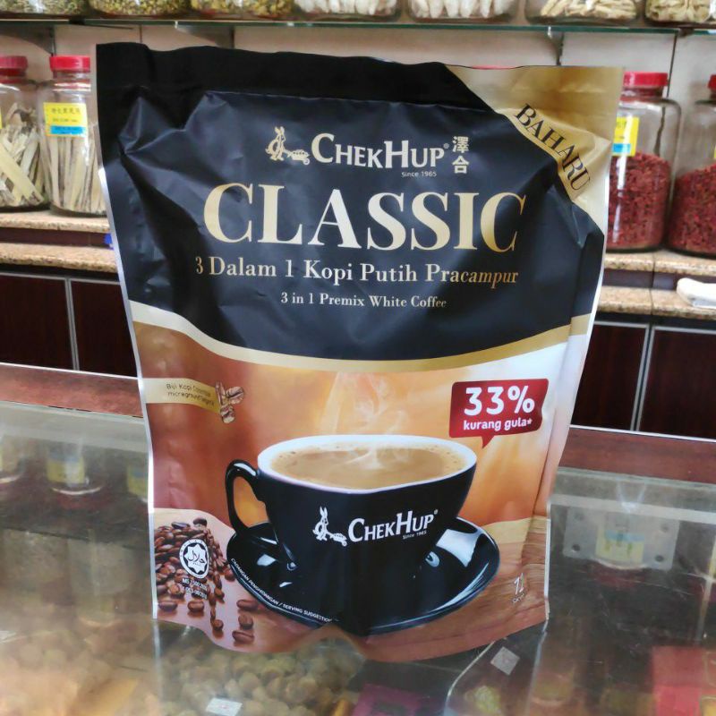 泽合经典怡保白咖啡 3in1 低糖 CHEK HUP CLASSIC IPOH WHITE COFFEE 3 IN 1 COFFFEE ...