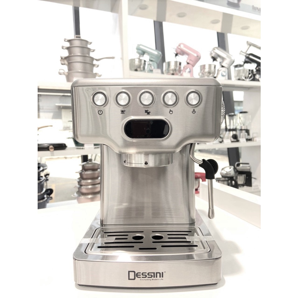 DESSINI ITALY 20 Bar 1.4L Espresso Coffee Maker Brew Froth Cappuccino ...