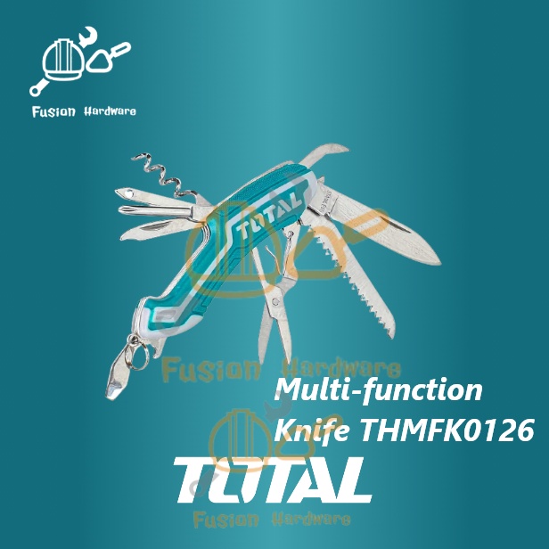 🔥 Ready Stock 🔥 TOTAL Multi-function Knife THMFK0126/THMFK0156 12/15 Functions | Shopee Malaysia