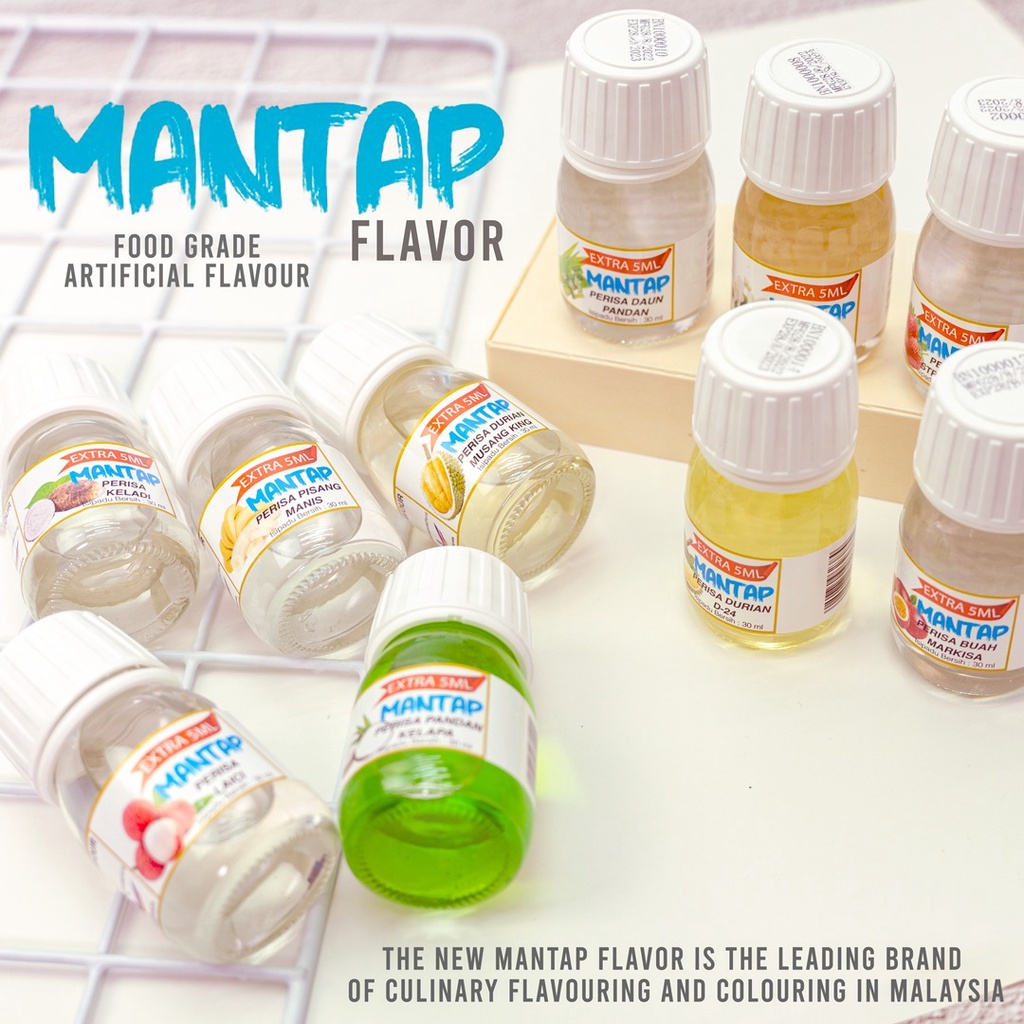 30ml MANTAP Artificial Food Flavour | Multi-purpose Food Flavour ...