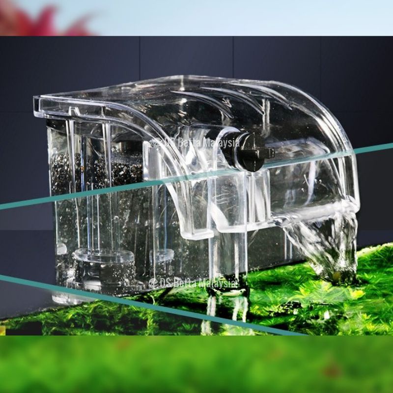 Mini Hang On Aquarium Filter External for small Aquarium. Hanging ...