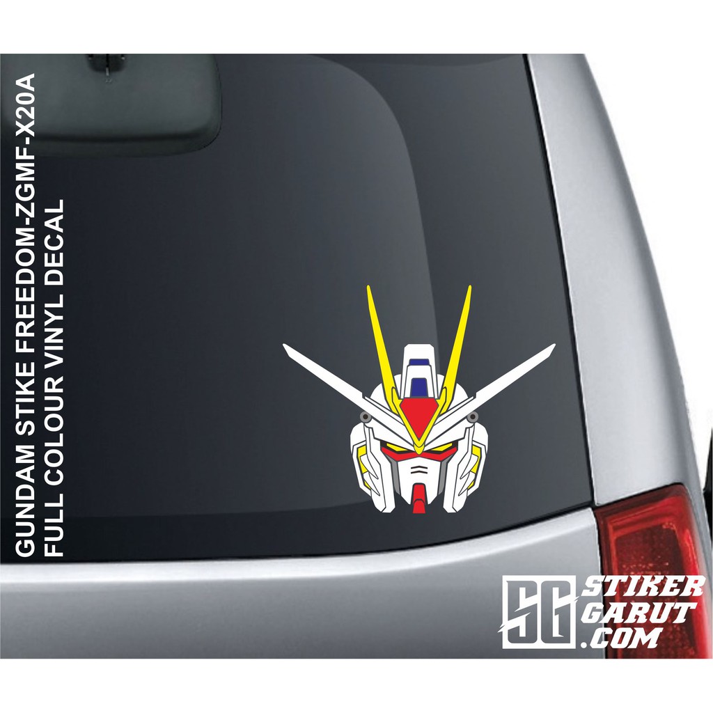 Full Color Strike Freedom Gundam Cutting Sticker / Sticker | Shopee ...