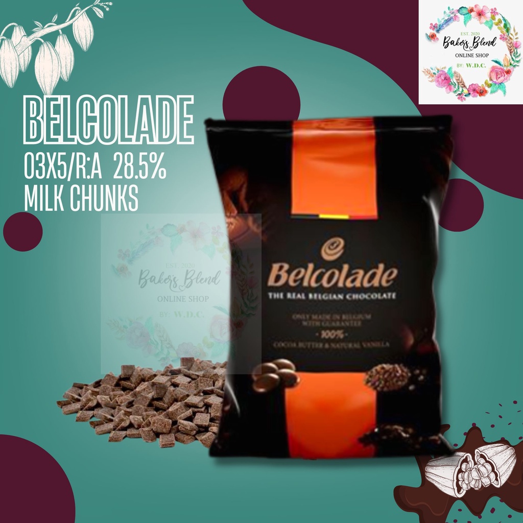 Belcolade Milk Chocolate Chunks (400g | 1kg) | Shopee Malaysia