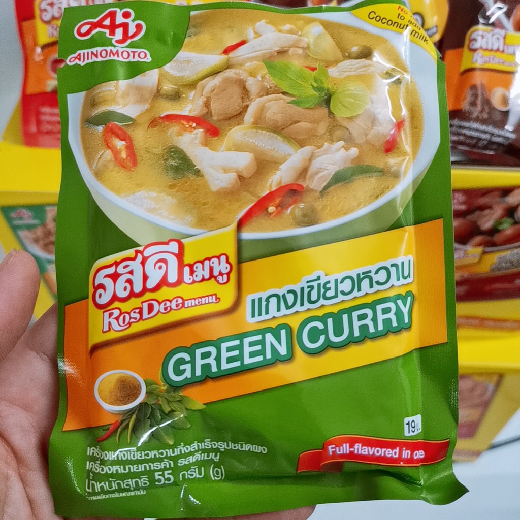 Ajinomoto Rosdee Menu Kaprao Rosdee Roasted Red Pork Rosdee Laab Rosdee ...