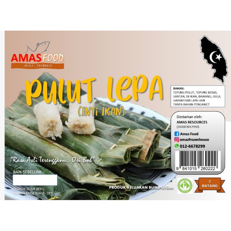 [KL / SELANGOR ONLY] Pulut Lepa / Pulut (Ikan) Frozen 7pcs [READ ...
