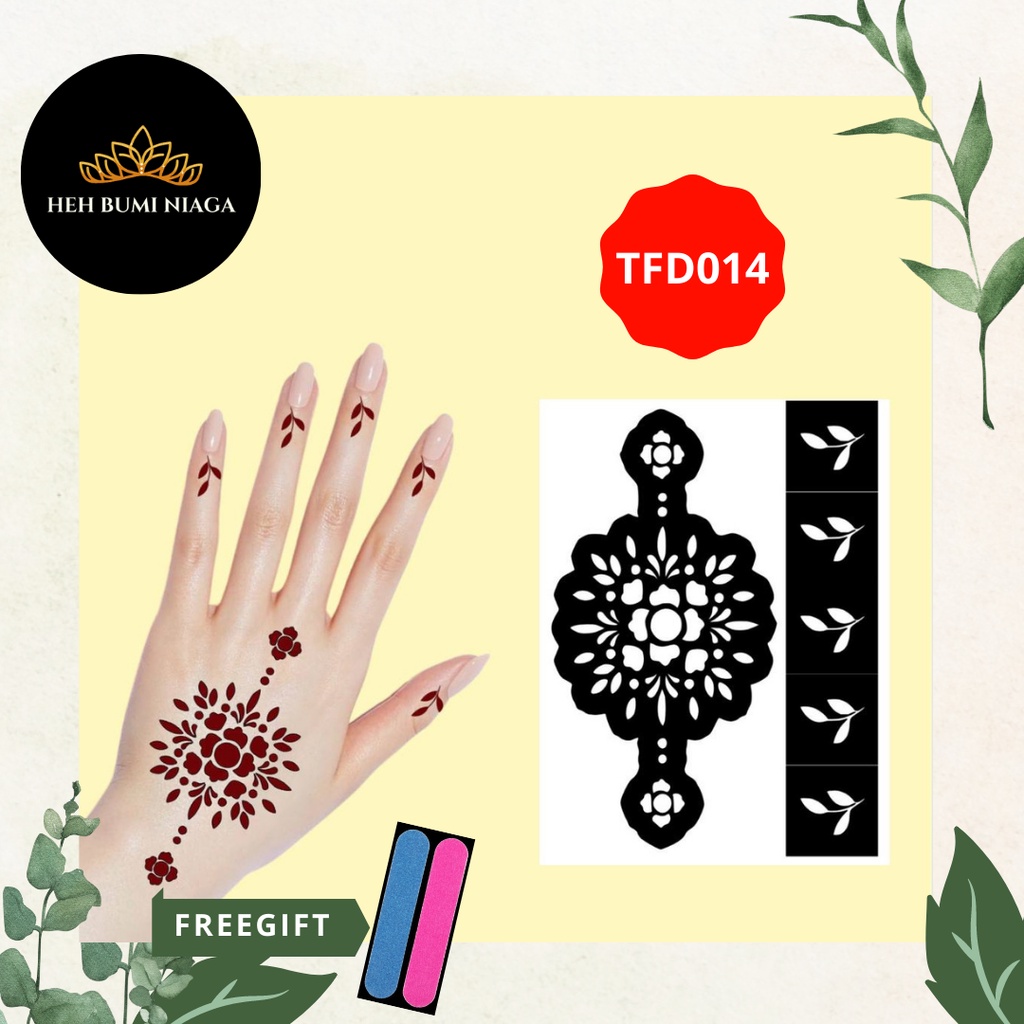 🚚 POS SETIAP HARI🚚 DIY Sticker Corak Inai / Sticker Henna / Sticker ...