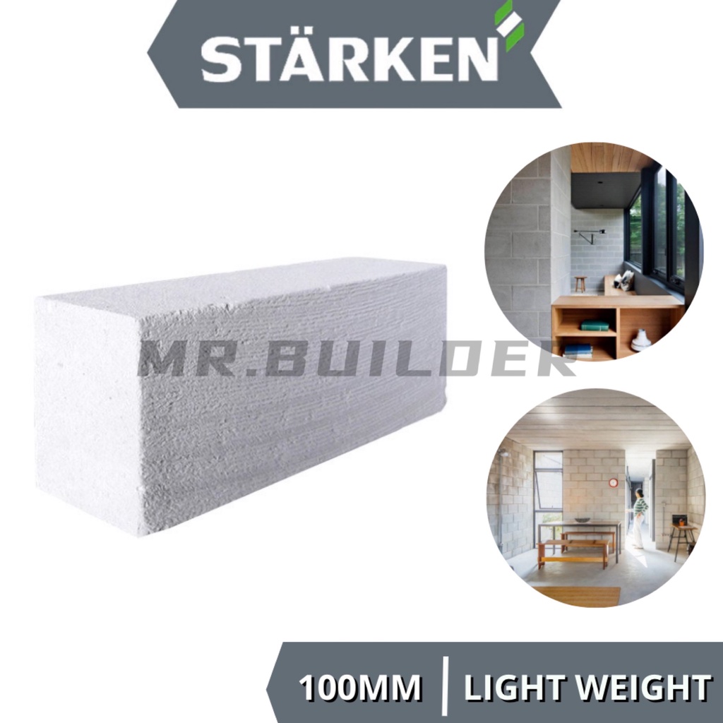 STARKEN Coolpro3™ Standard Block Light Weight Block 600 x 200 x 100mm ...