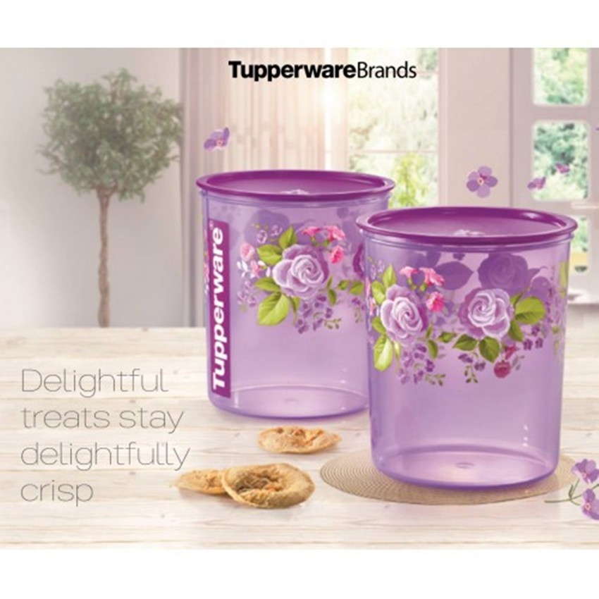 [CLEARANCE STOCK] Tupperware Royal Rose Maxi Canister 5.5L (1pc) | Shopee Malaysia