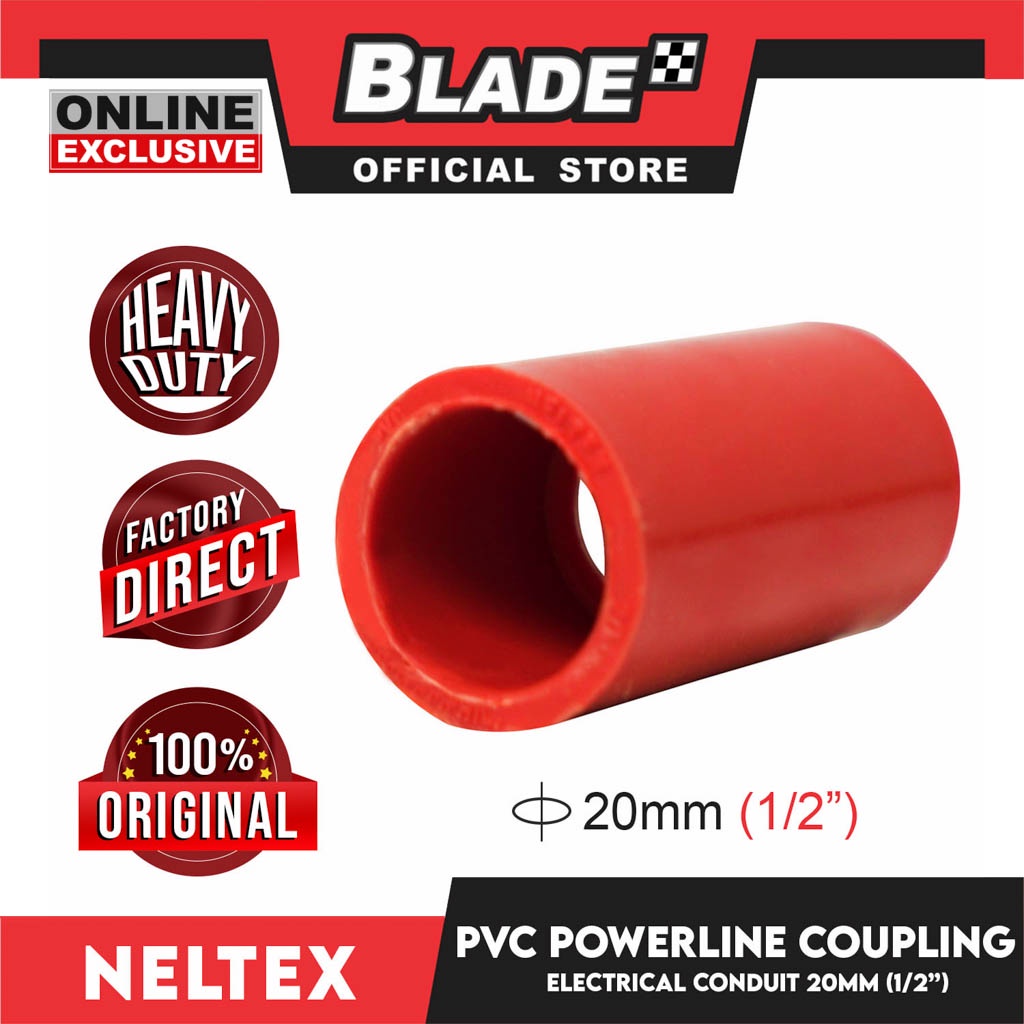 Neltex Powerline Electrical Fittings Coupling 20mm (1/2'') | Shopee ...