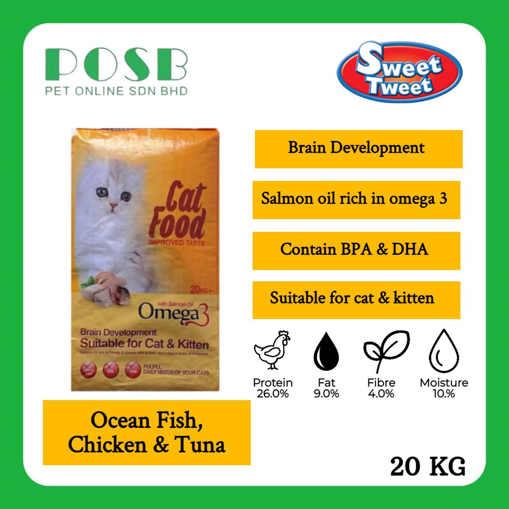 Sweet Tweet Cat Dry Food 20kg / Makanan Kucing 20kg | Shopee Malaysia