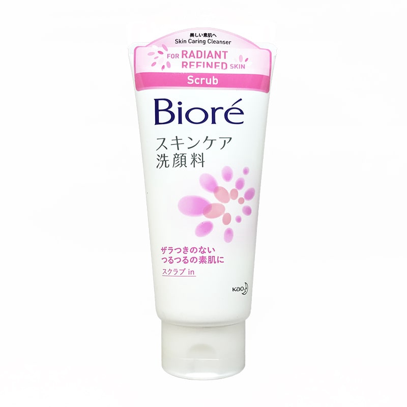 BIORE Skin Caring Facial Foam Scrub 130g | Shopee Malaysia