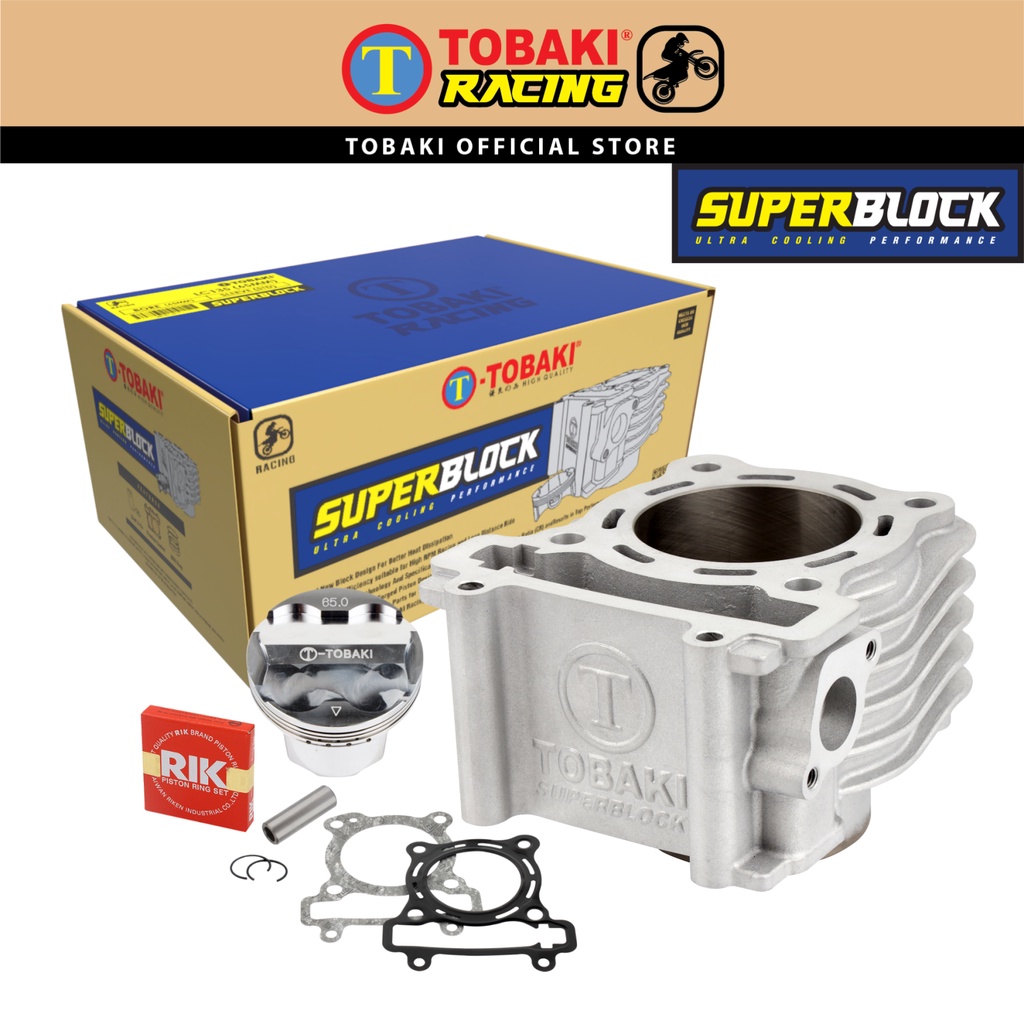TOBAKI RACING LC135 CERAMIC SUPERBLOCK +FORGED PISTON SUPERHEAD FULL SET | Shopee Malaysia