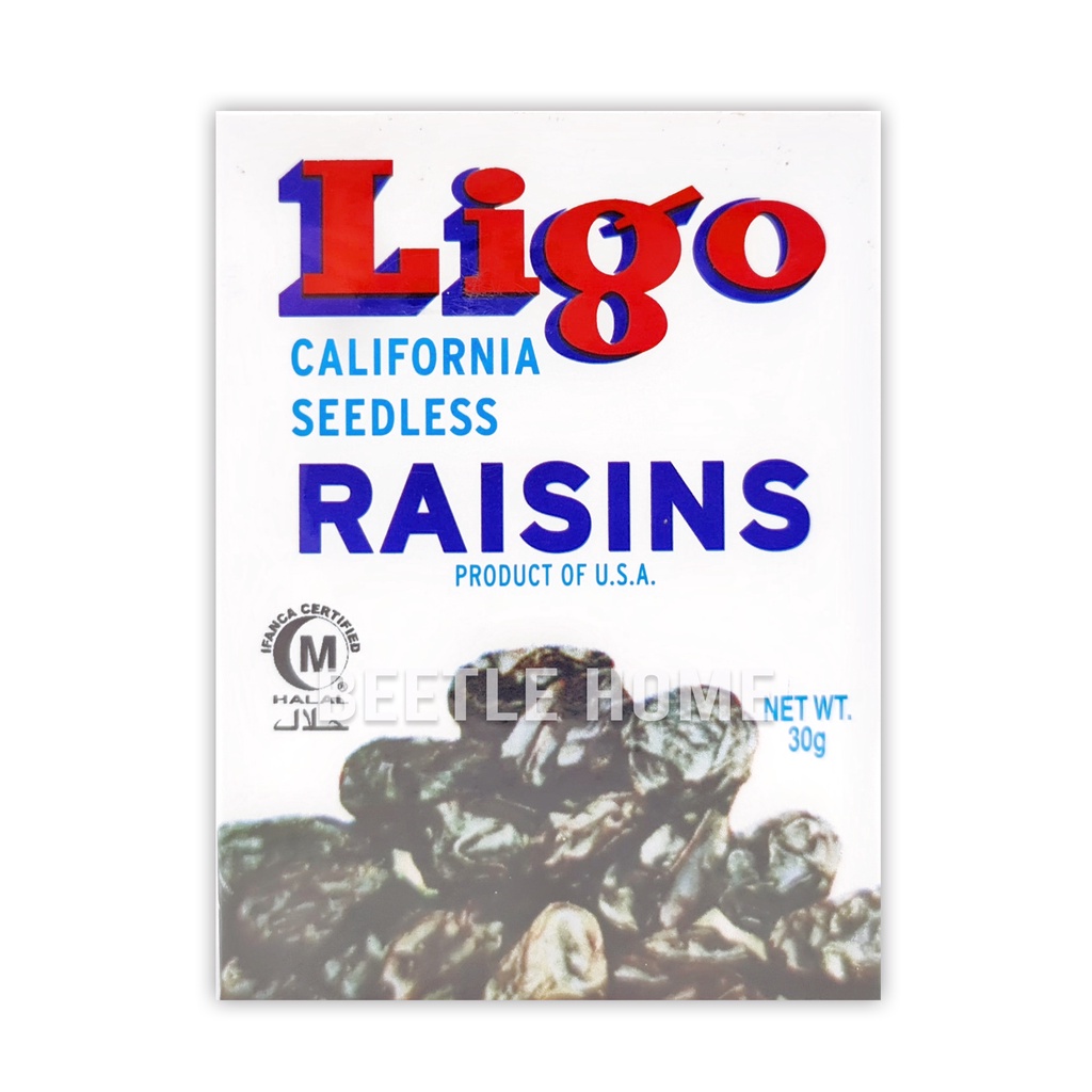 Ligo Raisins California Seedless / Golden Seedless Raisin 30g | Shopee ...
