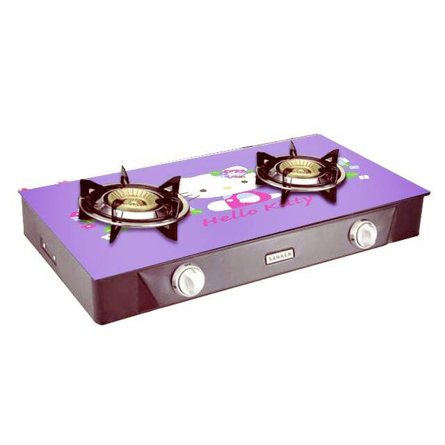 UNGU 2 burner purple hello kitty motif stove Sticker | Shopee Malaysia