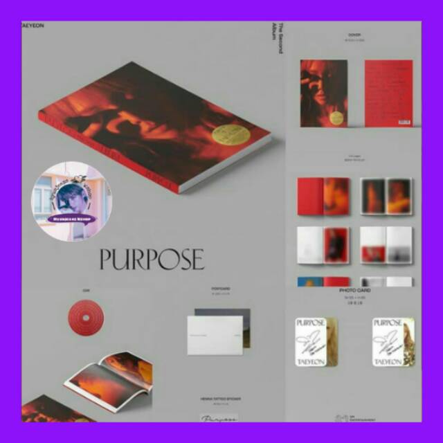 Taeyeon Album Vol. 2 - PURPOSE (DELUXE EDITION) | Shopee Malaysia