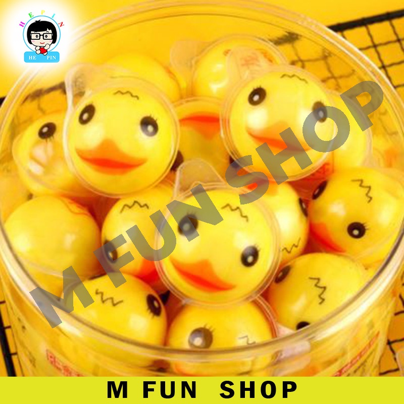 *Ready Stock* 1Pc 3D Yellow Lucky Duck Soft Fruit Gummi With Fruity ...
