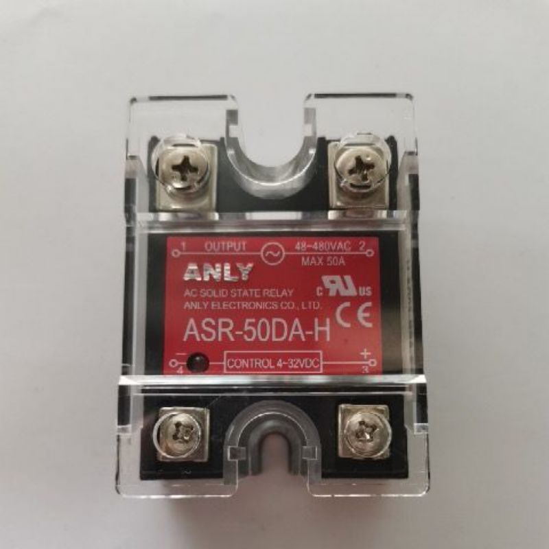 ANLY SOLID STATE RELAY SSR ASR-15DA, ASR-25DA, ASR-50DA, ASR-75DA, ASR-100DA, ASR-25DAH, ASR ...