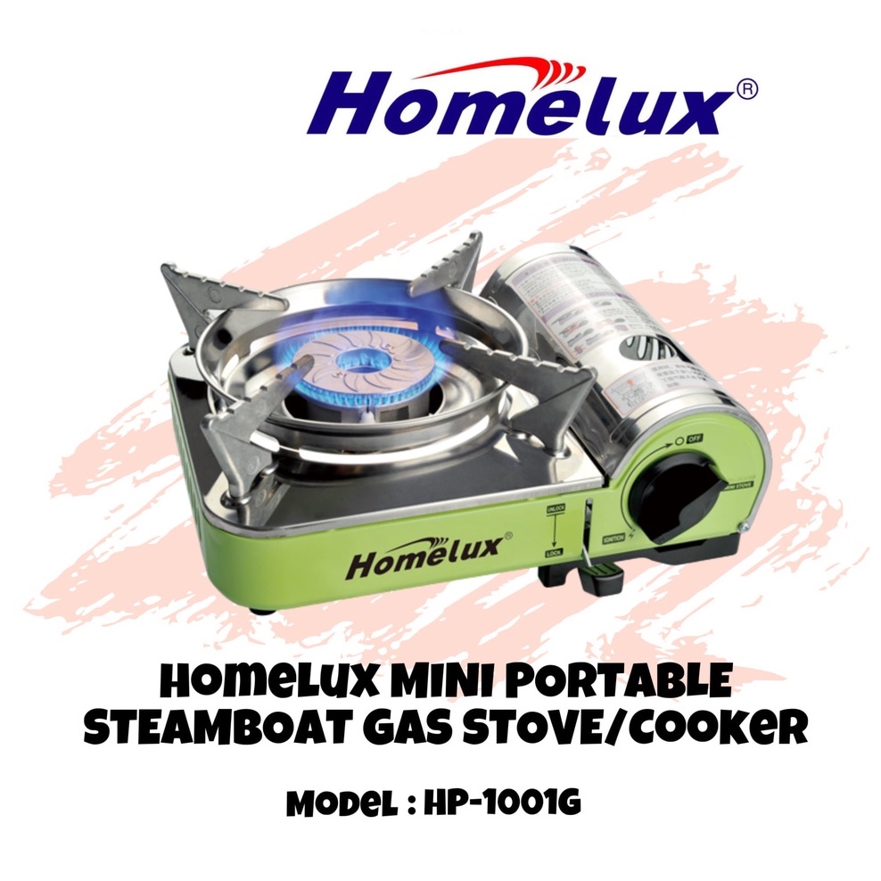 🔥 HOMELUX Portable Mini Butane Gas Stove with Case Outdoor Picnic ...