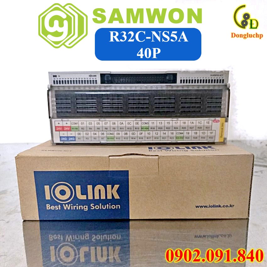 R32c-ns5a-40p terminal module relay for PLC, relay module suppliers terminal Samwon IO-Link ...