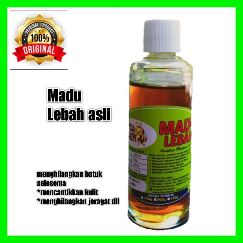 MADU LEBAH ASLI 100g,300g,700g !! ready stok !! | Shopee Malaysia