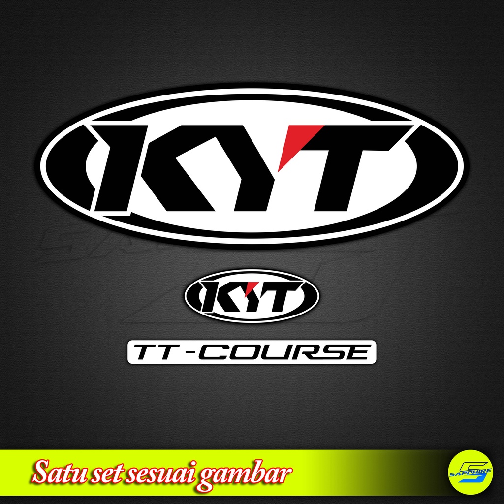 Kyt TT COURSE Helmet Sticker KYT TT-COURSE Helmet Sticker | Shopee Malaysia