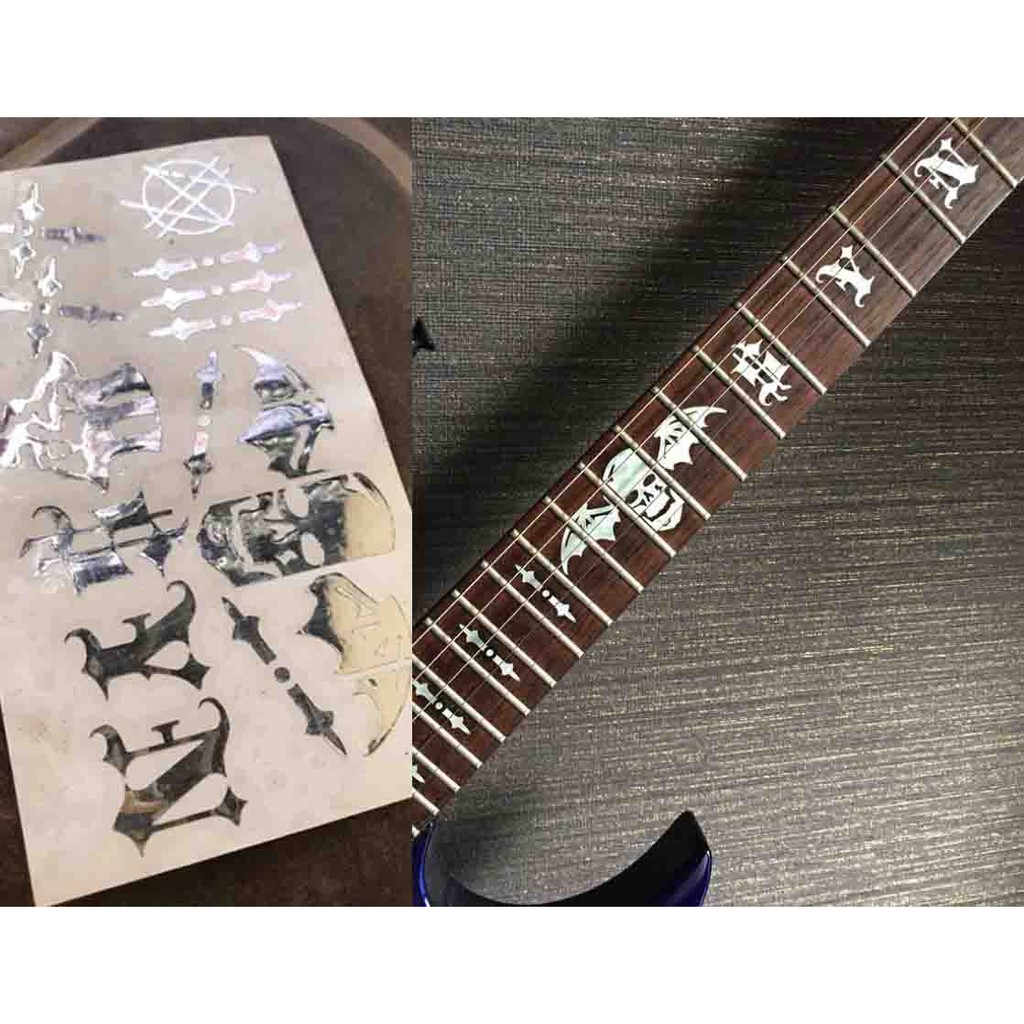 Schecter Synyster Gates Guitar Inlay Sticker Custom A7x Avenged ...