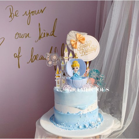 READY STOCK - Princess Capsule Ball Surprise Ball Cake Topper (DIY ...