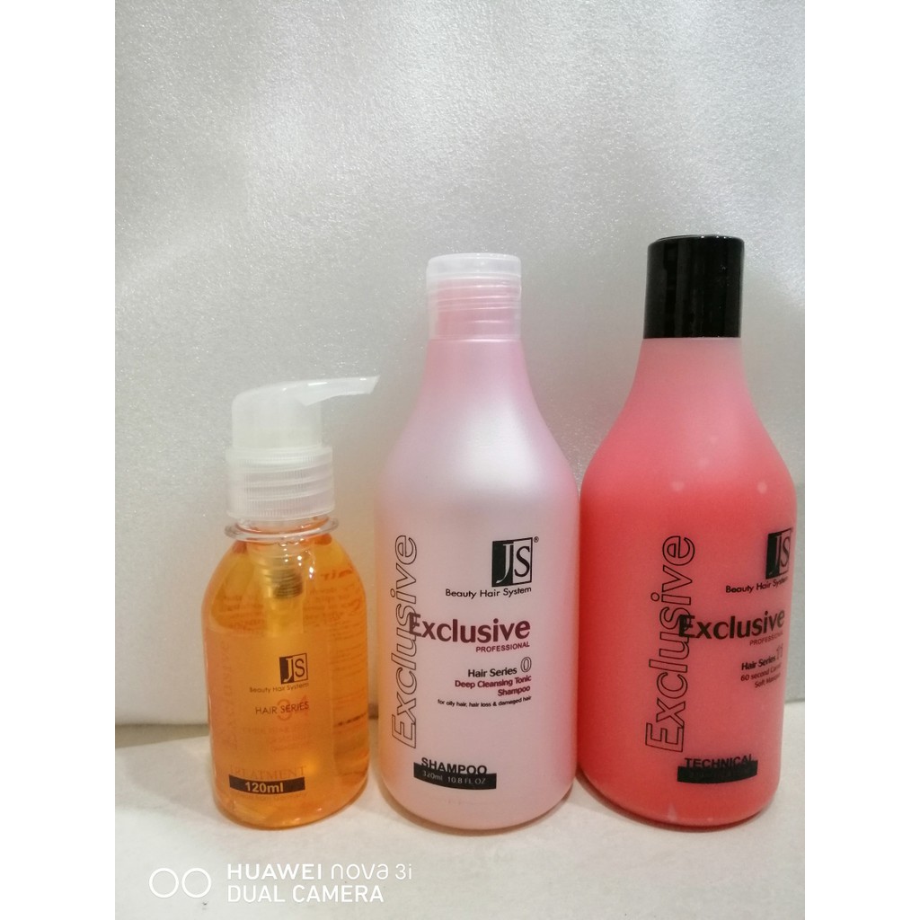 JS Beauty Shampoo +JS carrot Masque 320ML+ Serum(3 Bottles) | Shopee ...