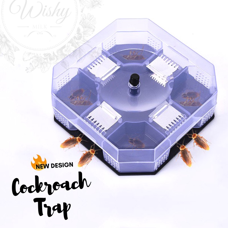 🔥Eco Friendly Cockroach Lizard Bait Trap Gecko Trap Non Poison Reusable ...