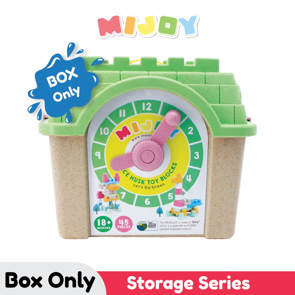 【Ready Stock】Mijoy Rice Husk Storage Box Educational Toy Playset - Box ...