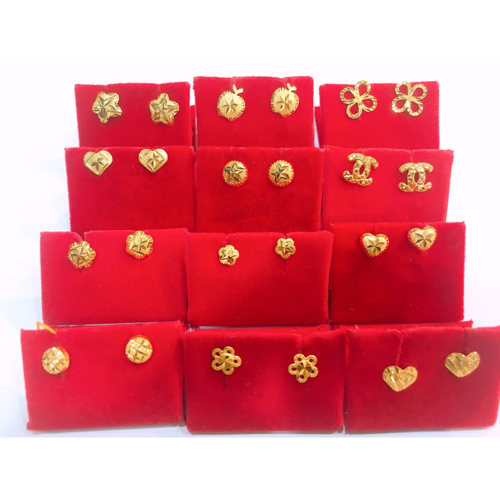 SUBANG (EMAS 916) BAJET / ANTING ANTING EMAS 916 / EARRINGS GOLD 916 ...