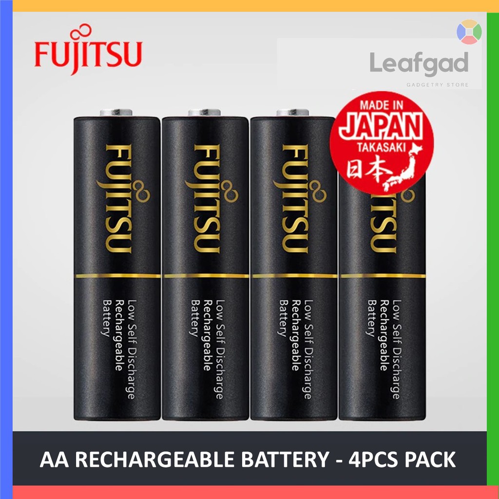 Fujitsu High-Cap AA 4 cells 2550mAh Rechargeable Battery - HR-3UTHC(4B ...