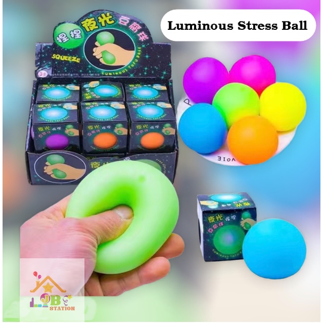 Luminous Squishy balls / Stress Ball Glow in the Dark TIKTOK | Shopee ...