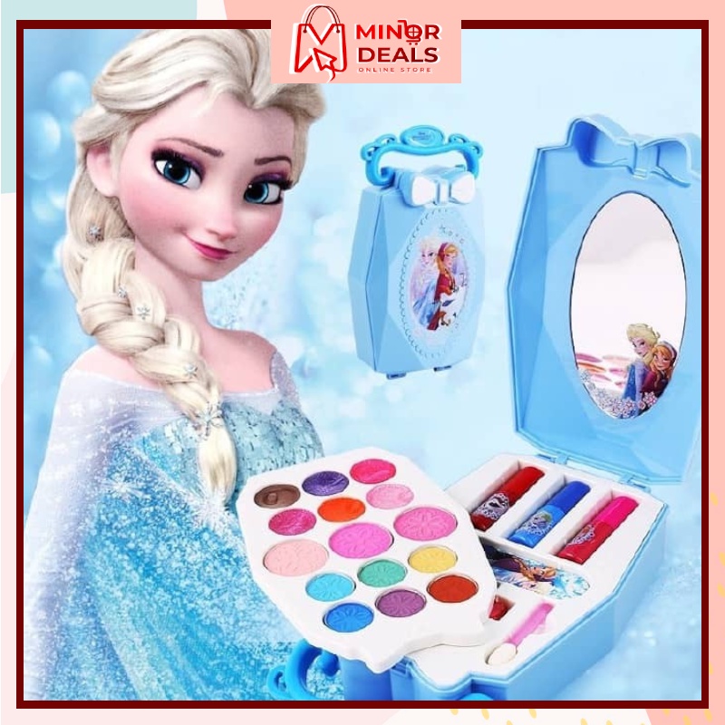 [READY STOCK] Disney Frozen Children's Makeup Portable Makeup Box Play ...