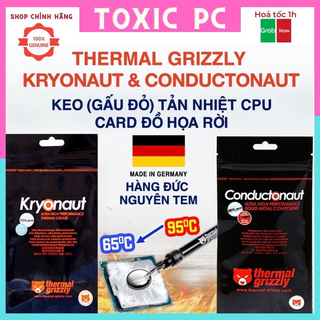 Thermal Grizzly Conductonaut Liquid Metal Cpu Thermal Paste - Kryonaut ...