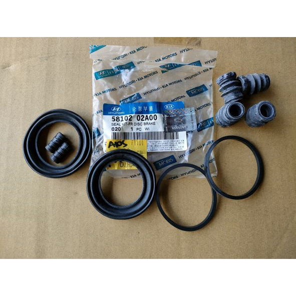 HYUNDAI ATOS INOKOM PRIMA FRONT BRAKE CALIPER SEAL KIT full set for ...