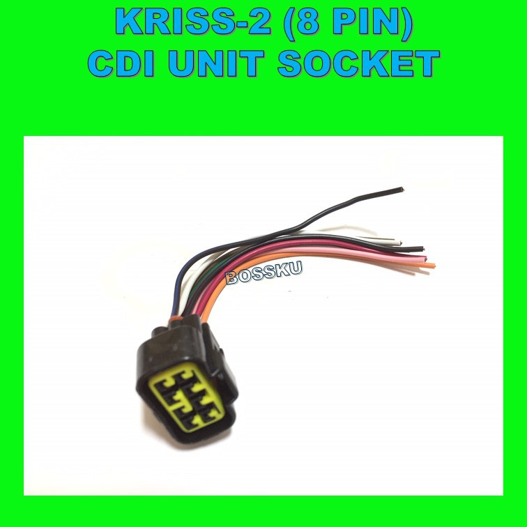 KRISS 2 CDI UNIT SOCKET 8 PIN KRISS2 CDI SOKET KRISS TWO CDI UNIT ...