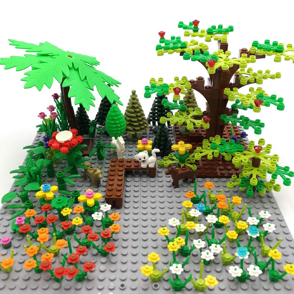 Plant Accessories MOC Assembly Building Blocks Compatible Classic DIY ...