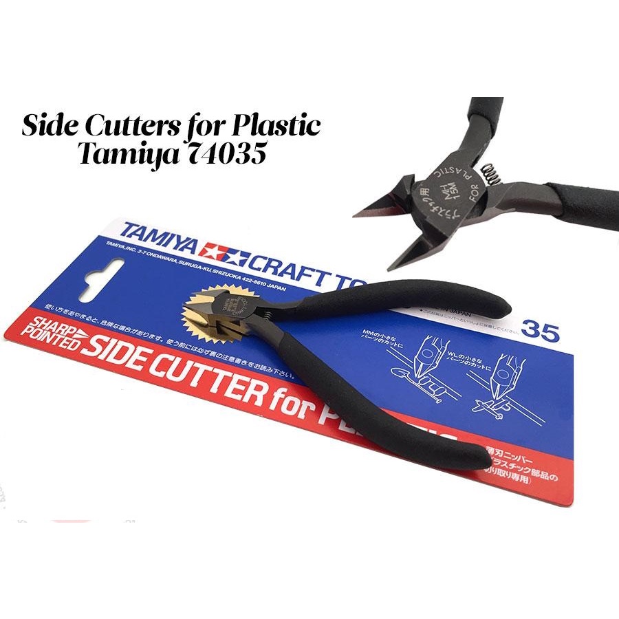 TAMIYA Craft Tools 74035 Sharp Pointed Side Cutter for Plastic Modeling ...